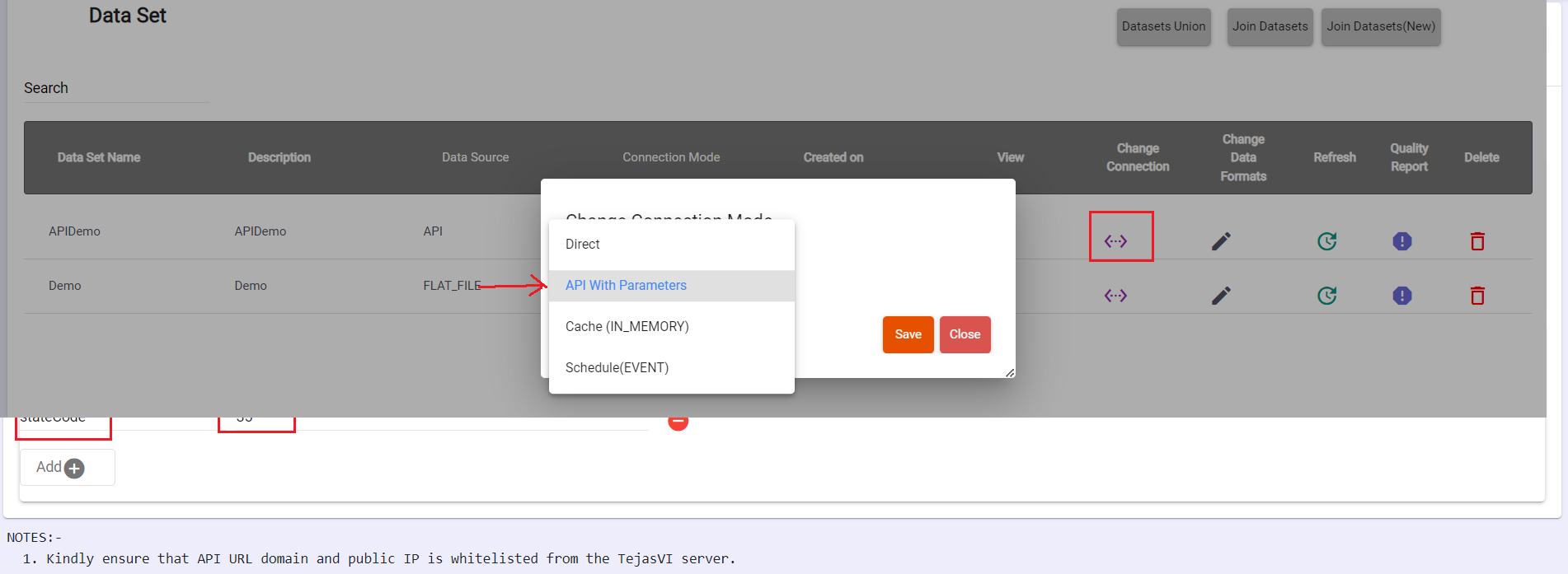 Data Connection | TejasVI