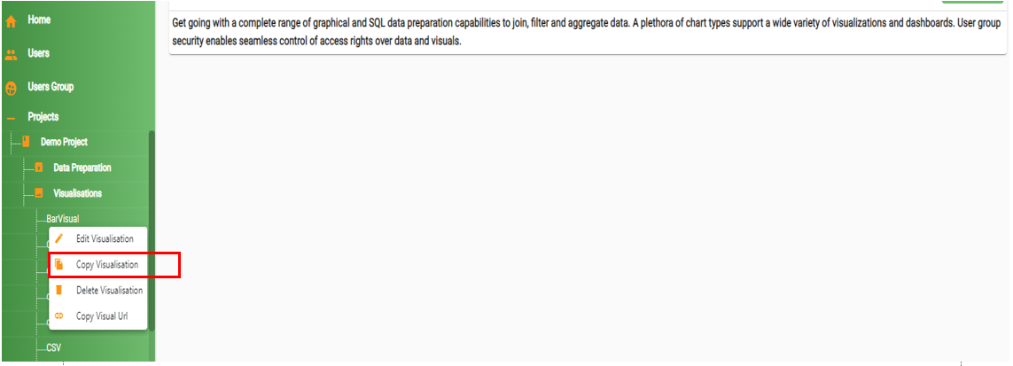 Create a Visual/Chart | TejasVI