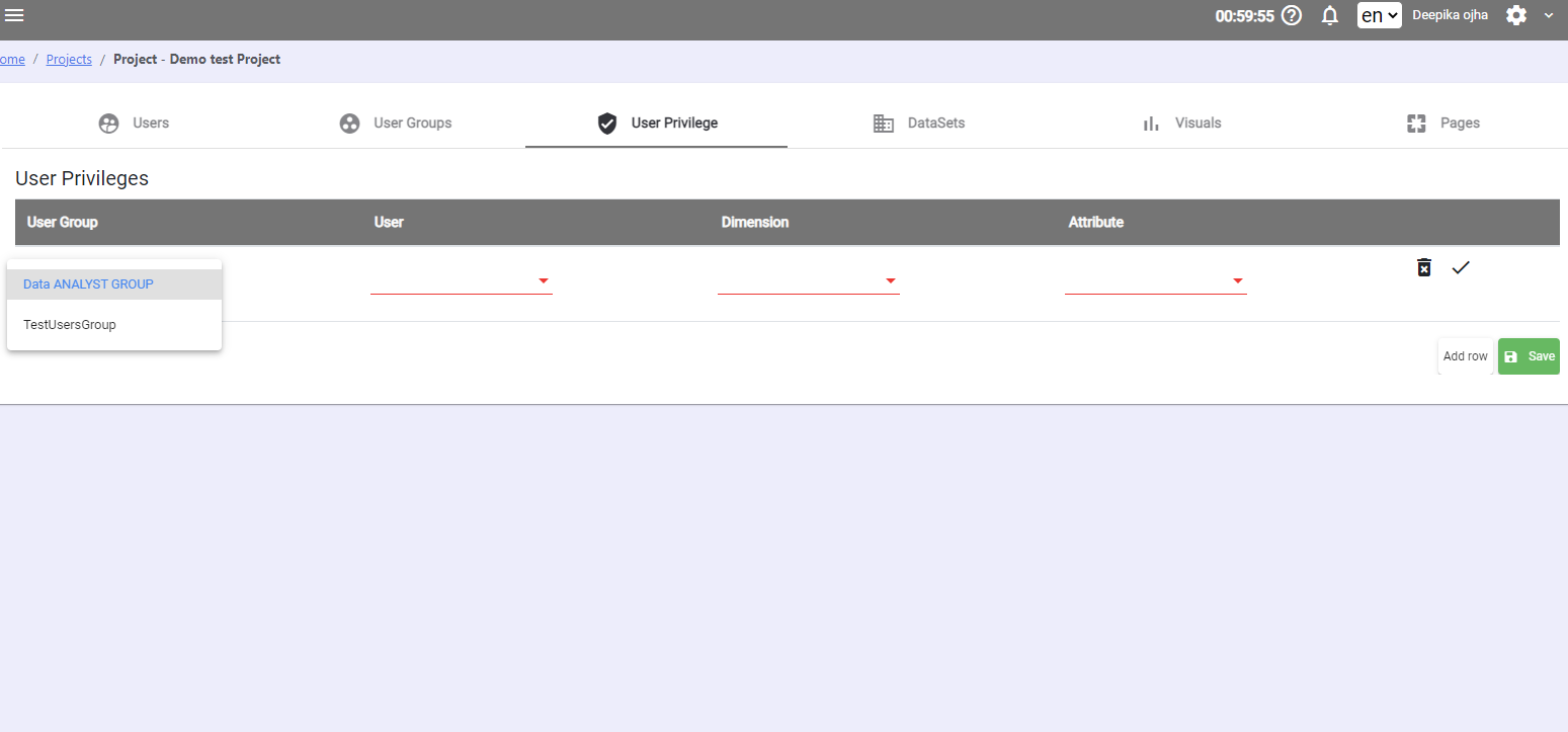 Manage Users | TejasVI