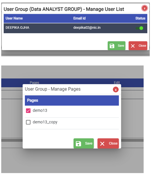 Manage Users | TejasVI