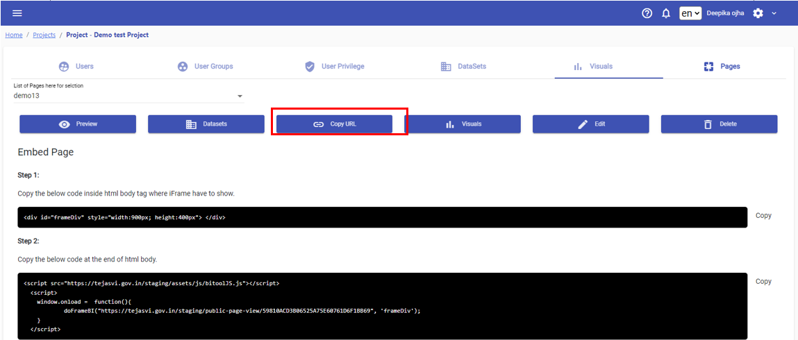 Manage Users | TejasVI