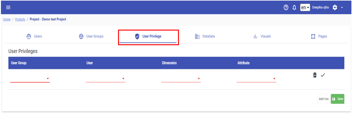 Manage Users | TejasVI